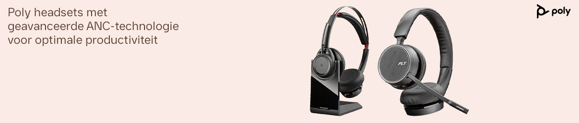 Kies voor Poly headsets met geavanceerde ANC-technologie voor optimale ...