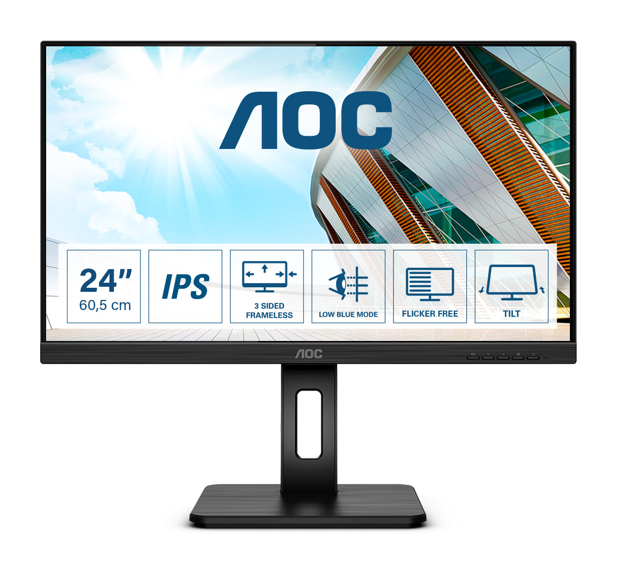 AOC Screen size (inch) 23.8, Panel resolution 2560x1440, Refresh rate ...