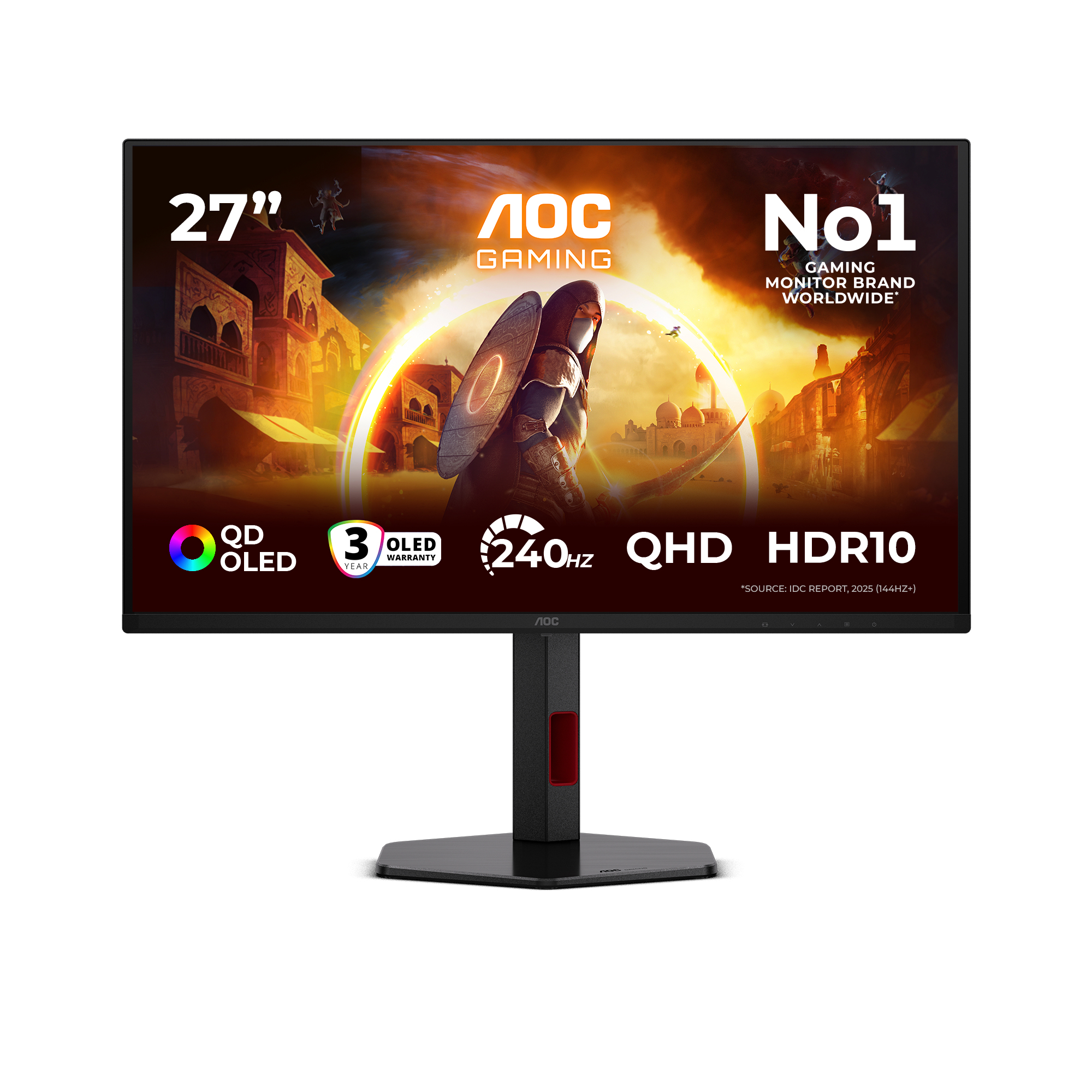 AOC Screen size (inch) 26.5, Panel resolution 2560x1440, Max Refresh ...